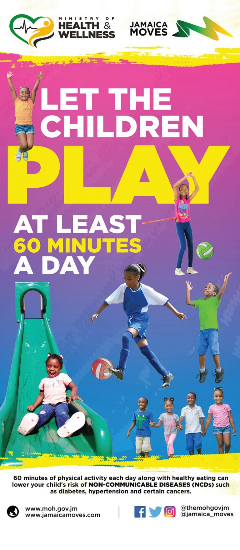 Physical Activity Banners – Ministry of Health & Wellness, Jamaica